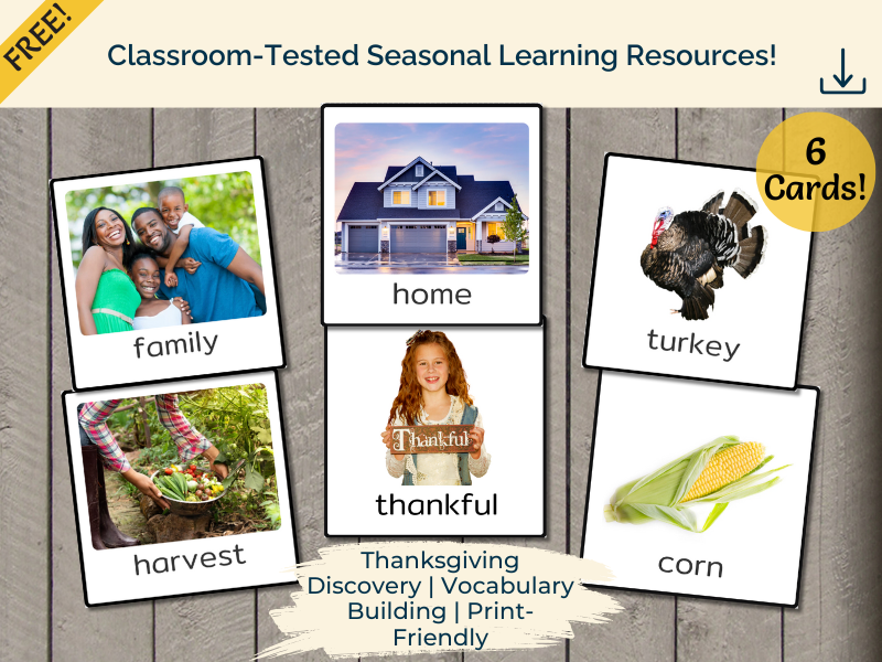 Thanksgiving Free Printables - theenglishmethod.com