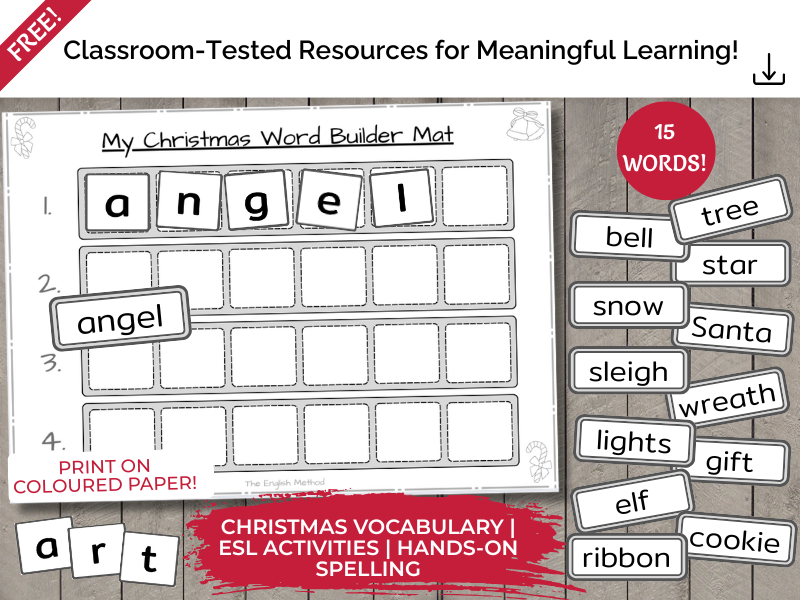 Christmas Free Printables - theenglishmethod.com